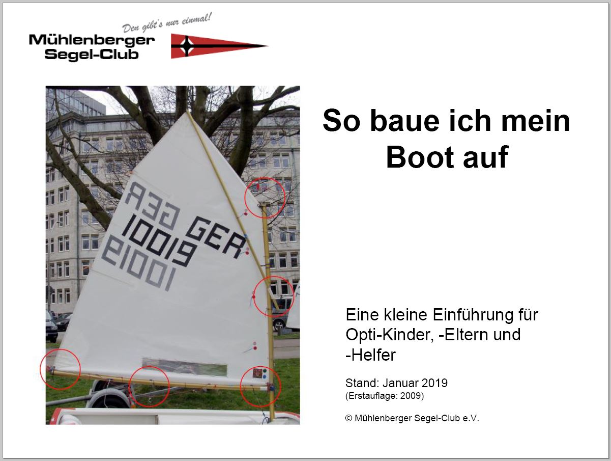 Optimist - Mühlenberger Segel-Club e.V.